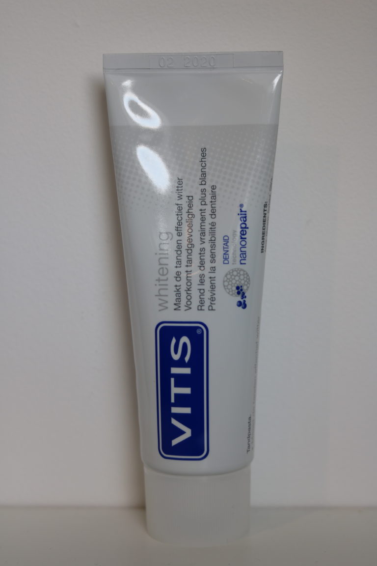 Review Vitis Whitening tandpasta – Gebitsgeluk